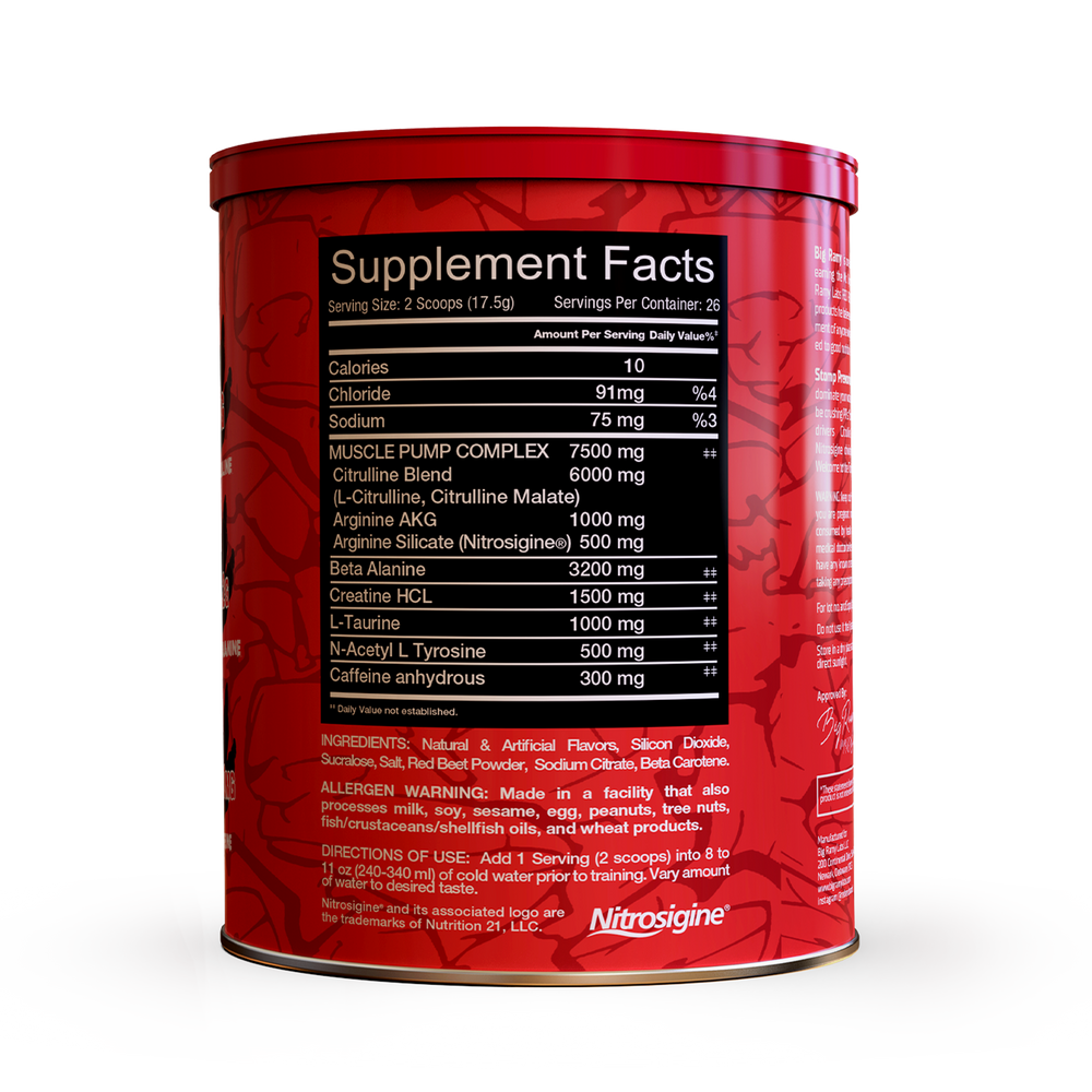 RED REX STOMP PREWORKOUT